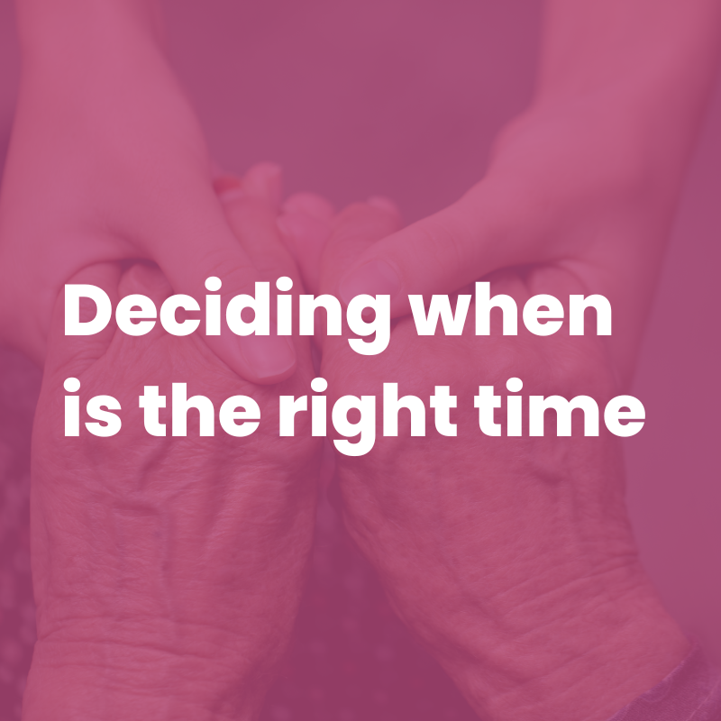 How to Know When the Right Time is to Put Your Loved One into a Care ...
